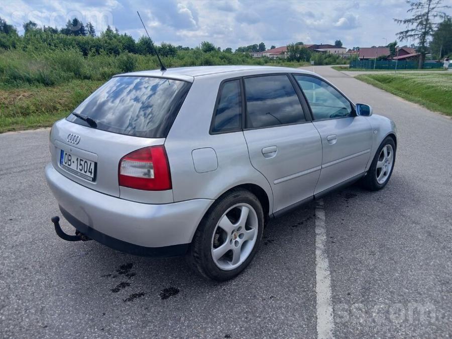 Grey Audi A3 2001 in Gulbene, with an engine capacity of 1.90 L and mileage of 273 thousand km for 1595 €, photo 8 on AUTOMOTO.COM.LV