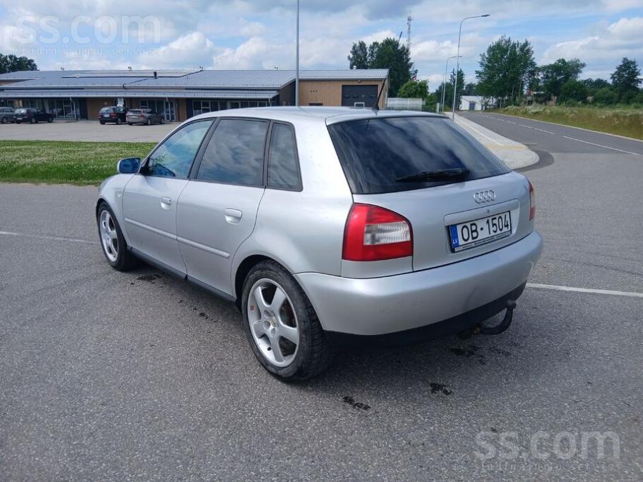 Grey Audi A3 2001 in Gulbene, with an engine capacity of 1.90 L and mileage of 273 thousand km for 1595 €, photo 9 on AUTOMOTO.COM.LV