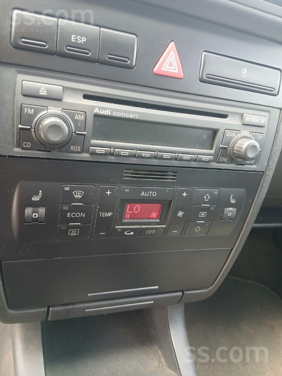 Grey Audi A3 2001 in Gulbene, with an engine capacity of 1.90 L and mileage of 273 thousand km for 1595 €, photo 12 on AUTOMOTO.COM.LV