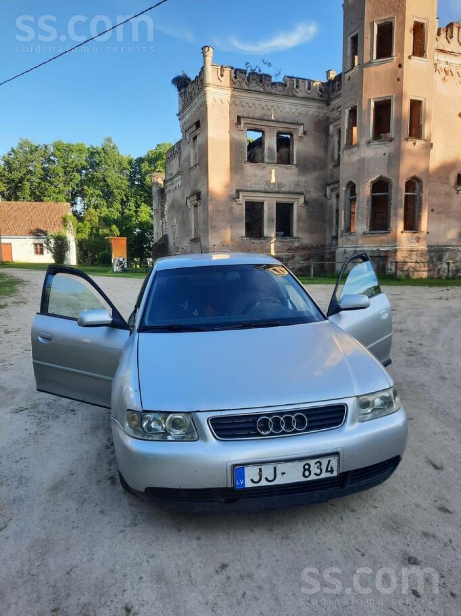 Grey Audi A3 2001 in Madona, with an engine capacity of 1.90 L and mileage of 373 thousand km for 1500 €, photo 1 on AUTOMOTO.COM.LV