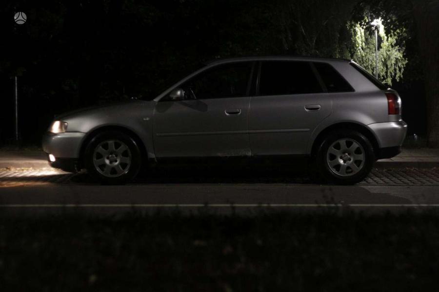 Grey Audi A3 2001 in Kaunas, with an engine capacity of 1.90 L and mileage of 356 thousand km for 950 €, photo 3 on AUTOMOTO.COM.LV