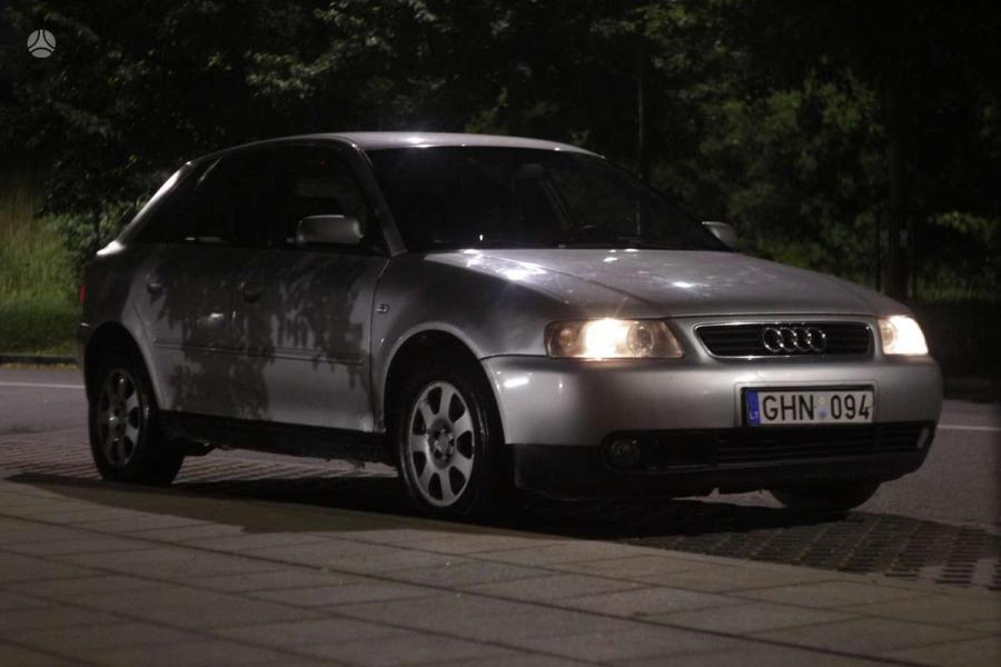 Grey Audi A3 2001 in Kaunas, with an engine capacity of 1.90 L and mileage of 356 thousand km for 950 €, photo 6 on AUTOMOTO.COM.LV