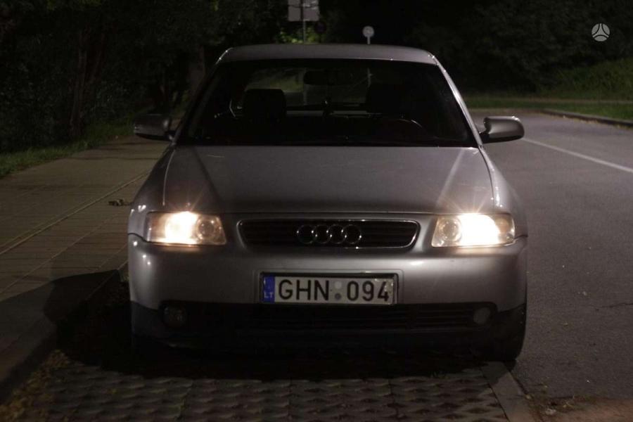 Grey Audi A3 2001 in Kaunas, with an engine capacity of 1.90 L and mileage of 356 thousand km for 950 €, photo 7 on AUTOMOTO.COM.LV