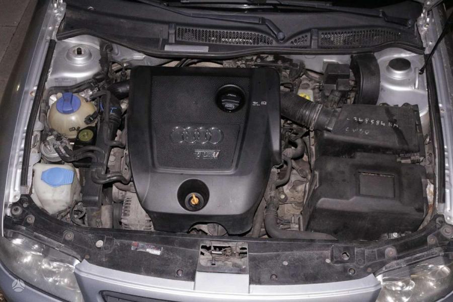 Grey Audi A3 2001 in Kaunas, with an engine capacity of 1.90 L and mileage of 356 thousand km for 950 €, photo 17 on AUTOMOTO.COM.LV