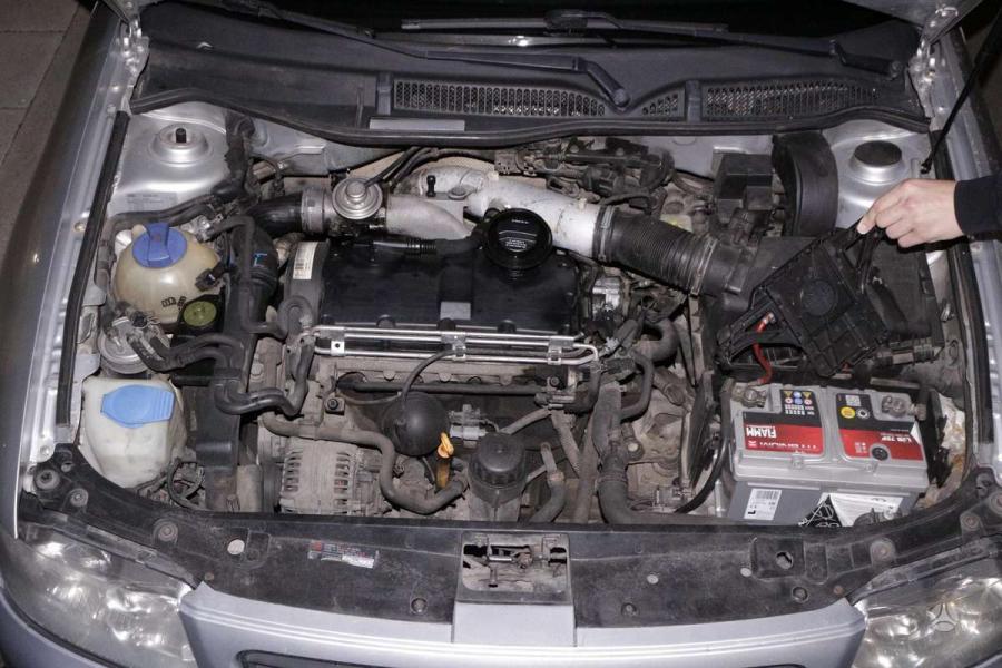 Grey Audi A3 2001 in Kaunas, with an engine capacity of 1.90 L and mileage of 356 thousand km for 950 €, photo 18 on AUTOMOTO.COM.LV
