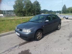 Grey Audi A3 2001 in Riga, with an engine capacity of 1.80 L and mileage of 408 thousand km for 1200 €, photo  on AUTOMOTO.COM.LV