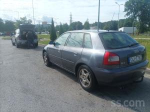 Grey Audi A3 2001 in Riga, with an engine capacity of 1.80 L and mileage of 408 thousand km for 1200 €, photo 4 on AUTOMOTO.COM.LV