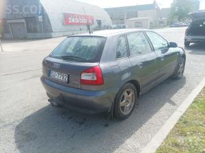 Grey Audi A3 2001 in Riga, with an engine capacity of 1.80 L and mileage of 408 thousand km for 1200 €, photo 5 on AUTOMOTO.COM.LV