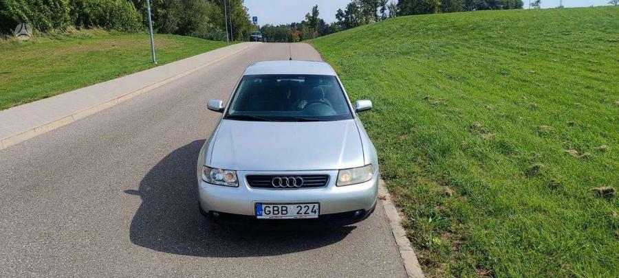 Pelēks Audi A3 2001 Viļņa, ar dzinēja tilpumu 1.60 L un nobraukumu 285 tūkst. km par 500 €, foto 3 vietnē AUTOMOTO.COM.LV
