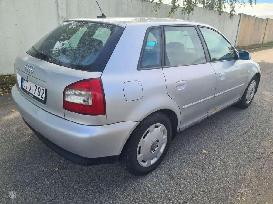 Серый Ауди А3 2001 в Клайпеда, объемом двигателя 1.90 л и пробегом 258 тыс. км за 1200 €, фото 5 на AUTOMOTO.COM.LV