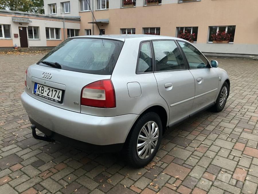 Серый Ауди А3 2001 в Елгава, объемом двигателя 1.60 л и пробегом 163 тыс. км за 1390 €, фото 7 на AUTOMOTO.COM.LV