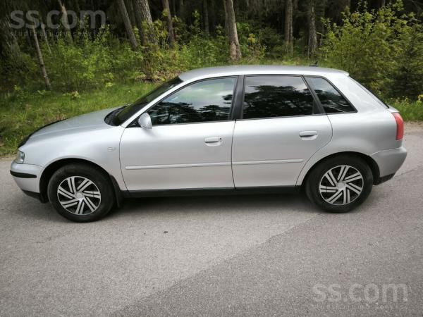 Pelēks Audi A3 2002 Jēkabpils, ar dzinēja tilpumu 1.60 L un nobraukumu 289 tūkst. km par 1300 €, foto 3 vietnē AUTOMOTO.COM.LV