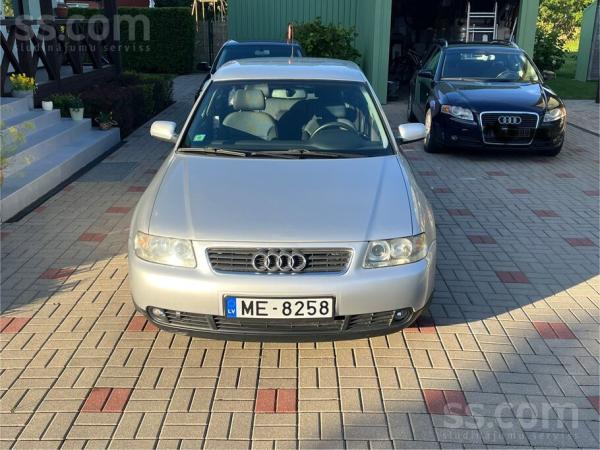 Pelēks Audi A3 2002 Rīga, ar dzinēja tilpumu 1.60 L un nobraukumu 315 tūkst. km par 1050 €, foto 2 vietnē AUTOMOTO.COM.LV