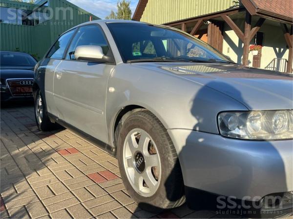 Pelēks Audi A3 2002 Rīga, ar dzinēja tilpumu 1.60 L un nobraukumu 315 tūkst. km par 1050 €, foto 3 vietnē AUTOMOTO.COM.LV