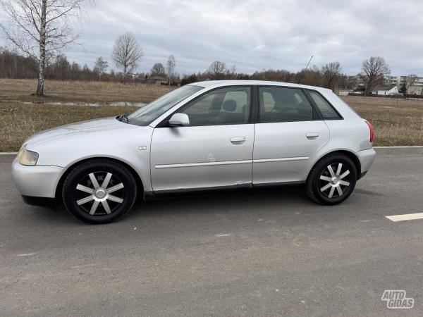 Pelēks Audi A3 2002 Šauļi, ar dzinēja tilpumu 1.80 L un nobraukumu 192 tūkst. km par 1850 €, foto 4 vietnē AUTOMOTO.COM.LV