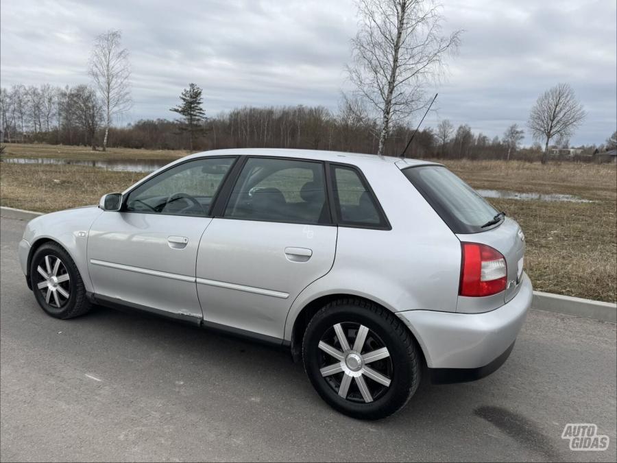 Pelēks Audi A3 2002 Šauļi, ar dzinēja tilpumu 1.80 L un nobraukumu 192 tūkst. km par 1850 €, foto 6 vietnē AUTOMOTO.COM.LV