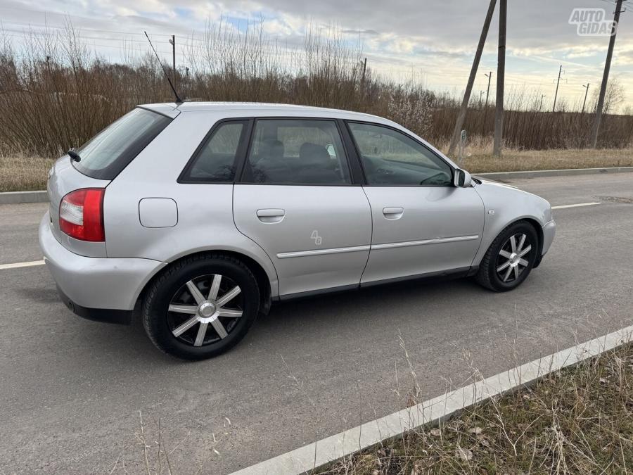 Grey Audi A3 2002 in Siauliai, with an engine capacity of 1.80 L and mileage of 192 thousand km for 1850 €, photo 2 on AUTOMOTO.COM.LV