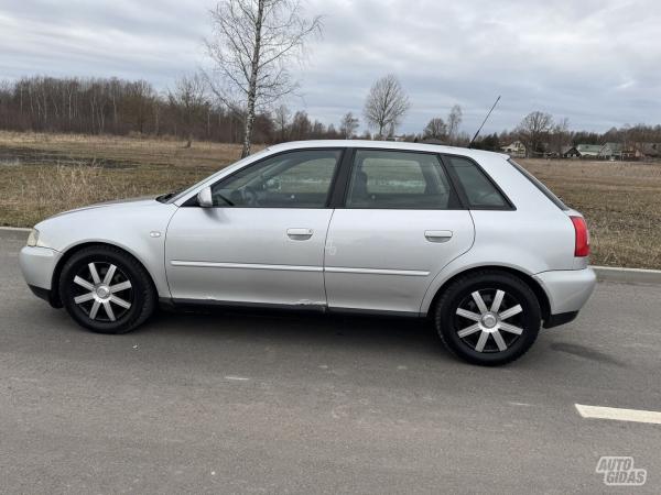 Grey Audi A3 2002 in Siauliai, with an engine capacity of 1.80 L and mileage of 192 thousand km for 1850 €, photo 3 on AUTOMOTO.COM.LV