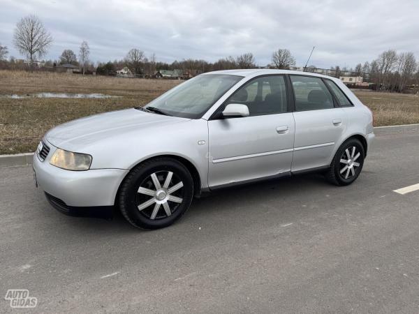 Grey Audi A3 2002 in Siauliai, with an engine capacity of 1.80 L and mileage of 192 thousand km for 1850 €, photo 5 on AUTOMOTO.COM.LV