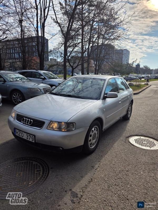 Grey Audi A3 2002 in Vilnius, with an engine capacity of 1.60 L and mileage of 230 thousand km for 450 €, photo 1 on AUTOMOTO.COM.LV