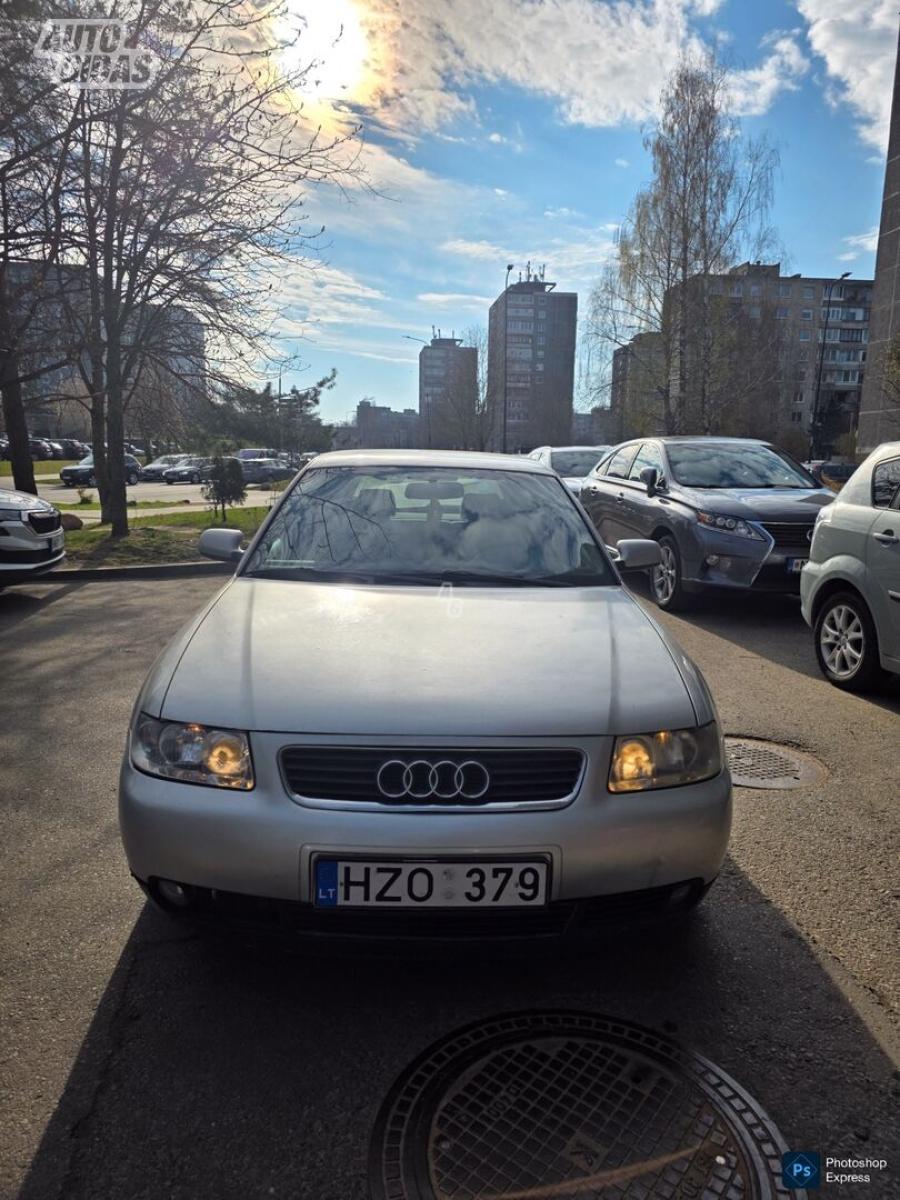 Grey Audi A3 2002 in Vilnius, with an engine capacity of 1.60 L and mileage of 230 thousand km for 450 €, photo 3 on AUTOMOTO.COM.LV