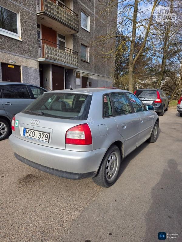 Grey Audi A3 2002 in Vilnius, with an engine capacity of 1.60 L and mileage of 230 thousand km for 450 €, photo 4 on AUTOMOTO.COM.LV