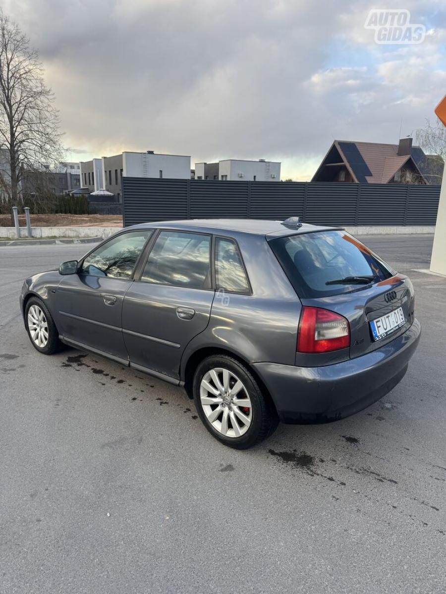 Grey Audi A3 2002 in Vilnius, with an engine capacity of 1.90 L and mileage of 551 thousand km for 900 €, photo 5 on AUTOMOTO.COM.LV