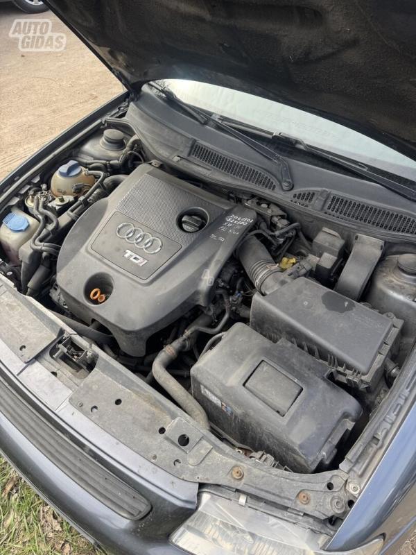 Grey Audi A3 2002 in Vilnius, with an engine capacity of 1.90 L and mileage of 551 thousand km for 900 €, photo 8 on AUTOMOTO.COM.LV