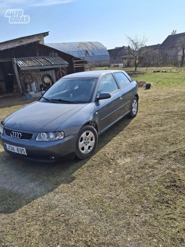 Pelēks Audi A3 2002 Viļņa, ar dzinēja tilpumu 1.90 L un nobraukumu 453 tūkst. km par 950 €, foto 1 vietnē AUTOMOTO.COM.LV
