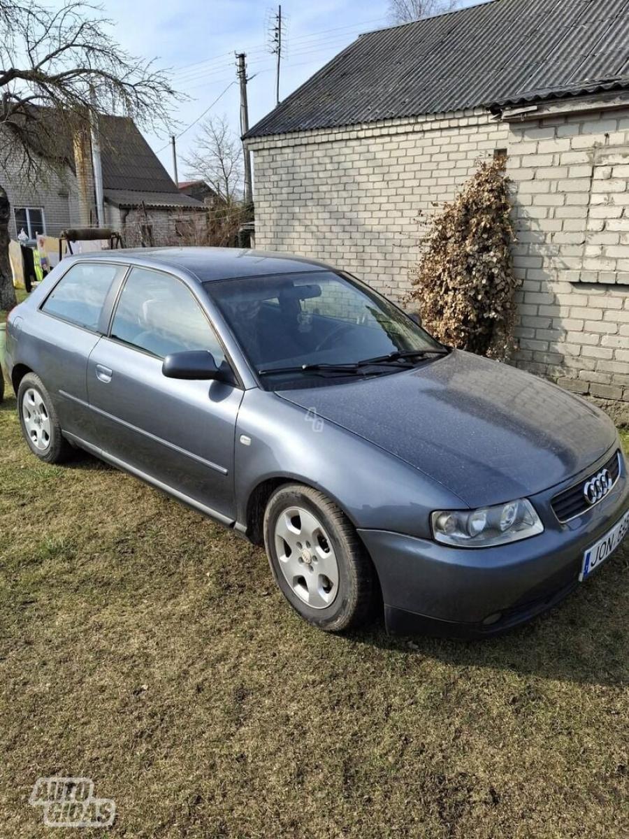 Grey Audi A3 2002 in Vilnius, with an engine capacity of 1.90 L and mileage of 453 thousand km for 950 €, photo 5 on AUTOMOTO.COM.LV