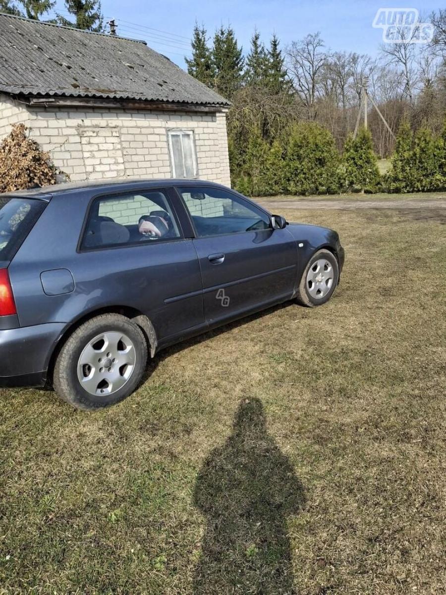 Grey Audi A3 2002 in Vilnius, with an engine capacity of 1.90 L and mileage of 453 thousand km for 950 €, photo 6 on AUTOMOTO.COM.LV