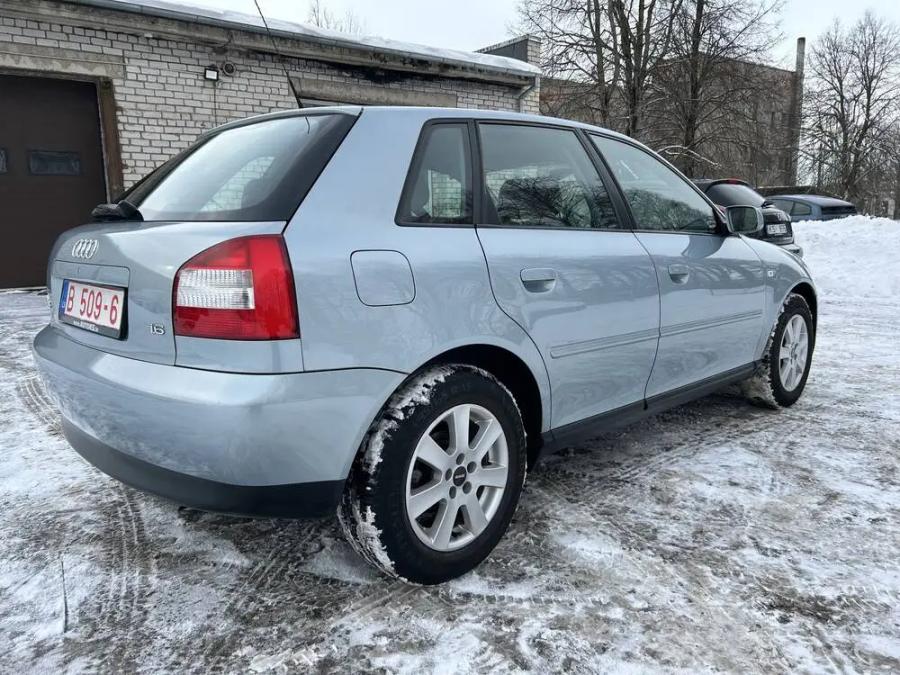Pelēks Audi A3 2002 Limbaži, ar dzinēja tilpumu 1.60 L un nobraukumu 81 tūkst. km par 3150 €, foto 5 vietnē AUTOMOTO.COM.LV