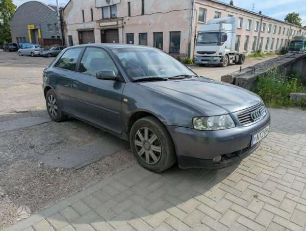Серый Ауди А3 2002 в Каунас, объемом двигателя 1.90 л и пробегом 350 тыс. км за 650 €, фото 2 на AUTOMOTO.COM.LV