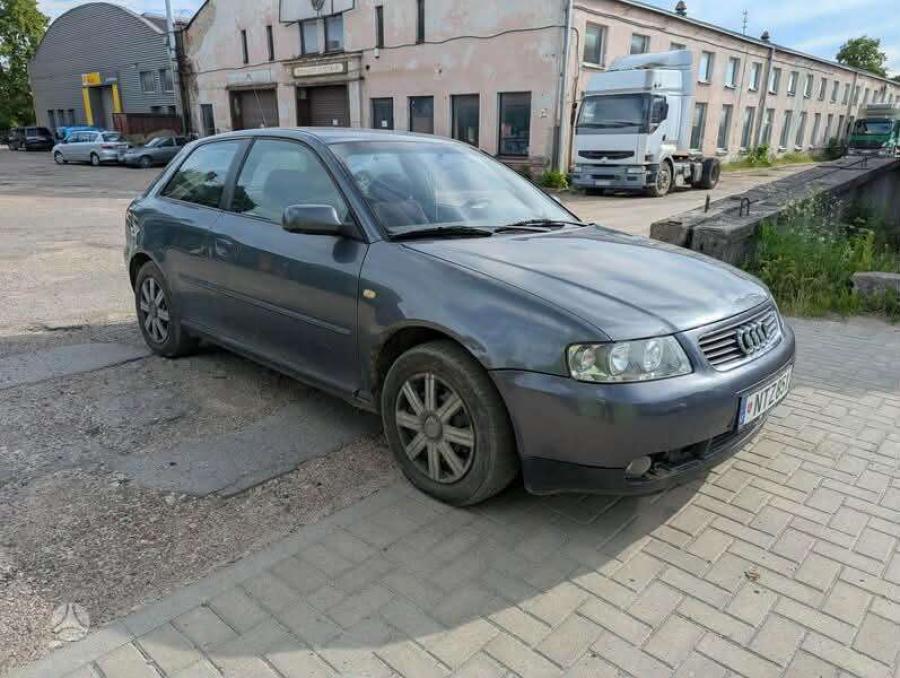 Pelēks Audi A3 2002 Kauņa, ar dzinēja tilpumu 1.90 L un nobraukumu 350 tūkst. km par 650 €, foto 3 vietnē AUTOMOTO.COM.LV