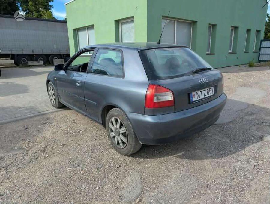 Pelēks Audi A3 2002 Kauņa, ar dzinēja tilpumu 1.90 L un nobraukumu 350 tūkst. km par 650 €, foto 4 vietnē AUTOMOTO.COM.LV