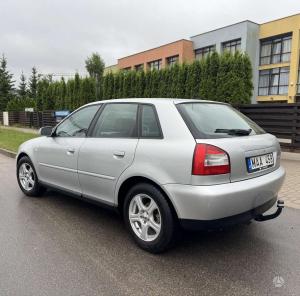 Grey Audi A3 2002 in Vilnius, with an engine capacity of 1.60 L and mileage of 250 thousand km for 1650 €, photo 4 on AUTOMOTO.COM.LV