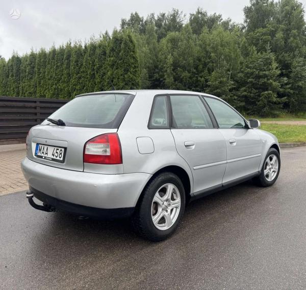 Pelēks Audi A3 2002 Viļņa, ar dzinēja tilpumu 1.60 L un nobraukumu 250 tūkst. km par 1650 €, foto 4 vietnē AUTOMOTO.COM.LV