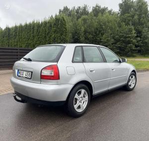 Grey Audi A3 2002 in Vilnius, with an engine capacity of 1.60 L and mileage of 250 thousand km for 1650 €, photo 5 on AUTOMOTO.COM.LV
