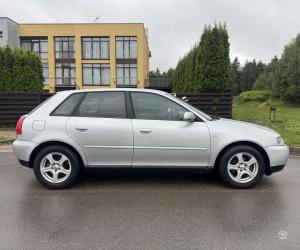 Grey Audi A3 2002 in Vilnius, with an engine capacity of 1.60 L and mileage of 250 thousand km for 1650 €, photo 7 on AUTOMOTO.COM.LV
