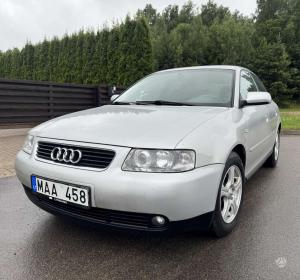 Grey Audi A3 2002 in Vilnius, with an engine capacity of 1.60 L and mileage of 250 thousand km for 1650 €, photo 8 on AUTOMOTO.COM.LV
