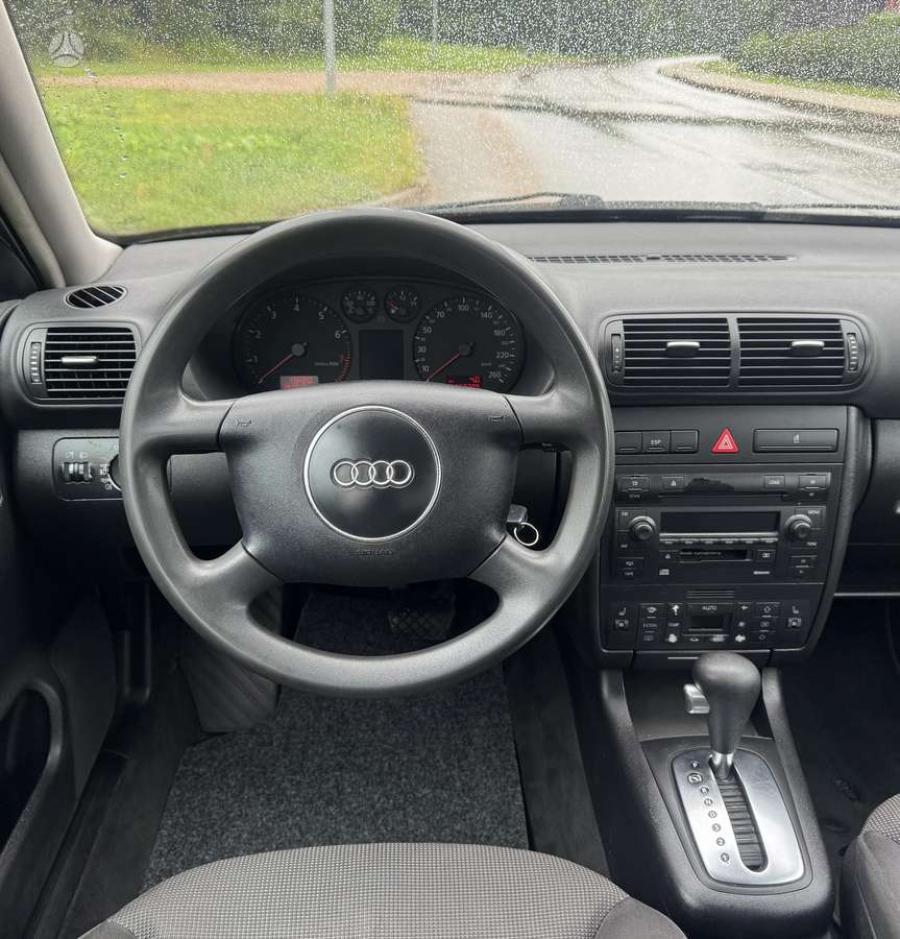 Grey Audi A3 2002 in Vilnius, with an engine capacity of 1.60 L and mileage of 250 thousand km for 1650 €, photo 13 on AUTOMOTO.COM.LV