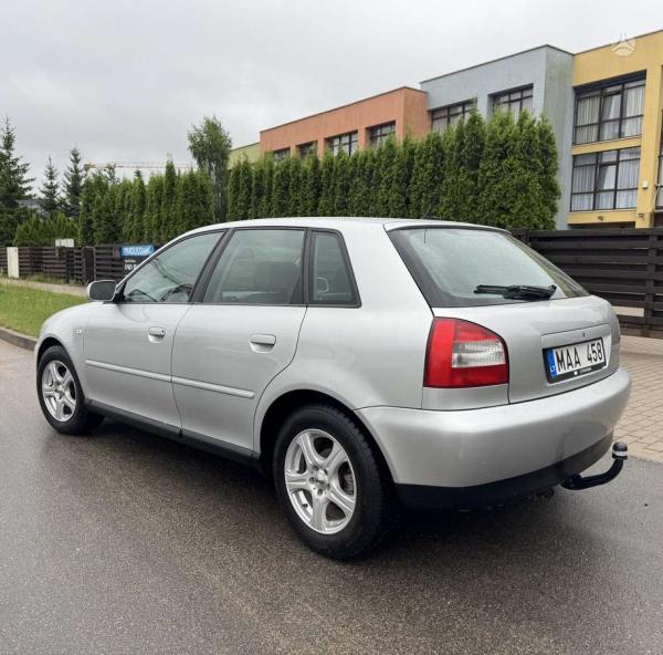 Pelēks Audi A3 2002 Viļņa, ar dzinēja tilpumu 1.60 L un nobraukumu 250 tūkst. km par 1499 €, foto 3 vietnē AUTOMOTO.COM.LV