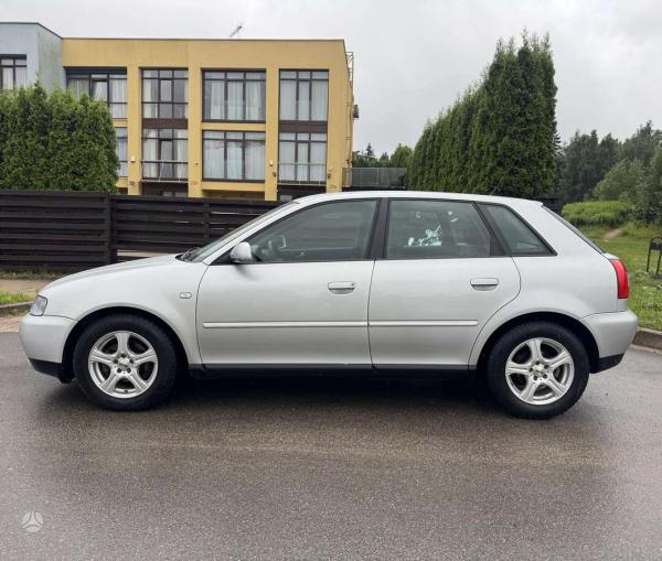 Pelēks Audi A3 2002 Viļņa, ar dzinēja tilpumu 1.60 L un nobraukumu 250 tūkst. km par 1499 €, foto 6 vietnē AUTOMOTO.COM.LV