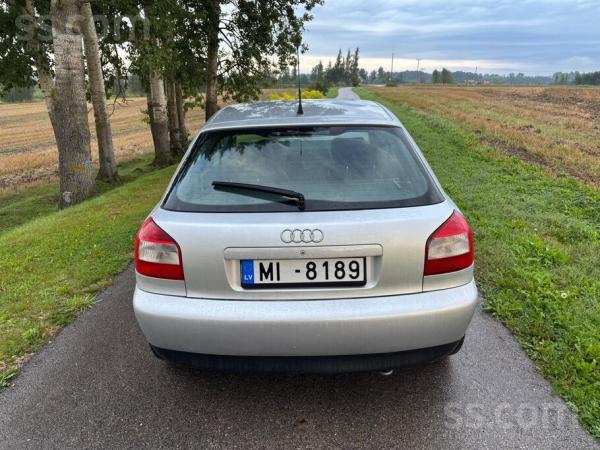 Grey Audi A3 2002 in Liepaja, with an engine capacity of 1.60 L and mileage of 303 thousand km for 1500 €, photo 4 on AUTOMOTO.COM.LV