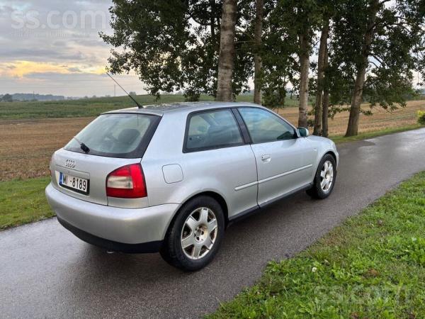 Grey Audi A3 2002 in Liepaja, with an engine capacity of 1.60 L and mileage of 303 thousand km for 1500 €, photo 5 on AUTOMOTO.COM.LV