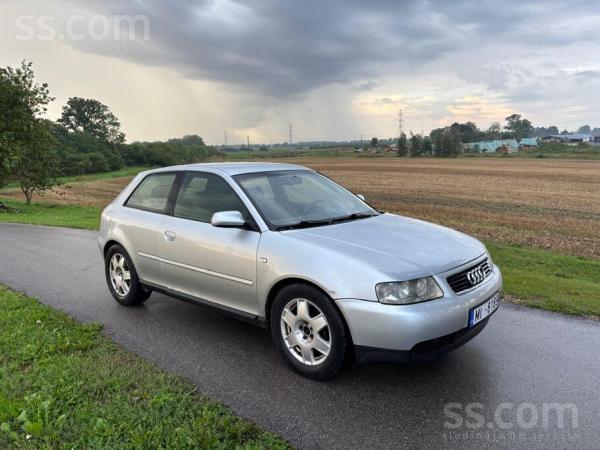 Grey Audi A3 2002 in Liepaja, with an engine capacity of 1.60 L and mileage of 303 thousand km for 1500 €, photo 9 on AUTOMOTO.COM.LV
