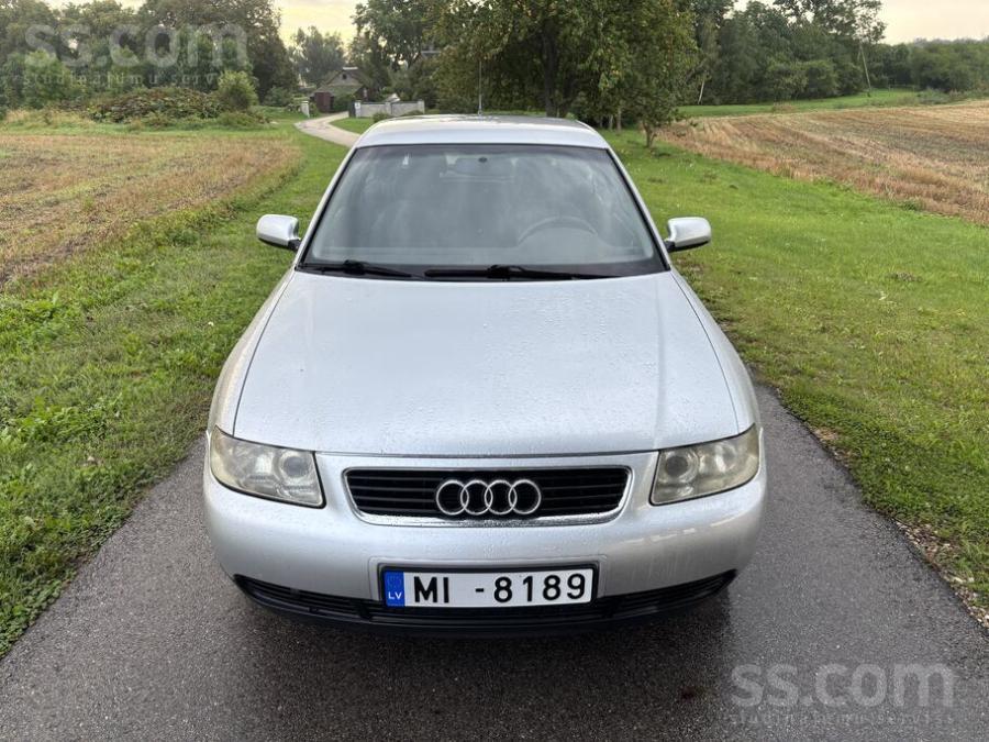Pelēks Audi A3 2002 Liepāja, ar dzinēja tilpumu 1.60 L un nobraukumu 303 tūkst. km par 1500 €, foto 1 vietnē AUTOMOTO.COM.LV