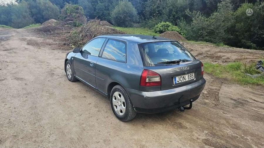 Pelēks Audi A3 2002 Kauņa, ar dzinēja tilpumu 1.90 L un nobraukumu 415 tūkst. km par 1250 €, foto 5 vietnē AUTOMOTO.COM.LV