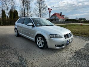 Grey Audi A3 2003 in Riga, with an engine capacity of 1.60 L and mileage of 219 thousand km for 1870 €, photo 1 on AUTOMOTO.COM.LV