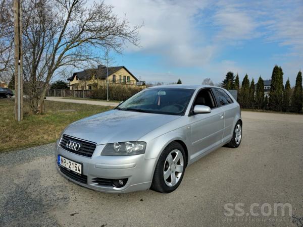 Grey Audi A3 2003 in Riga, with an engine capacity of 1.60 L and mileage of 219 thousand km for 1870 €, photo 2 on AUTOMOTO.COM.LV